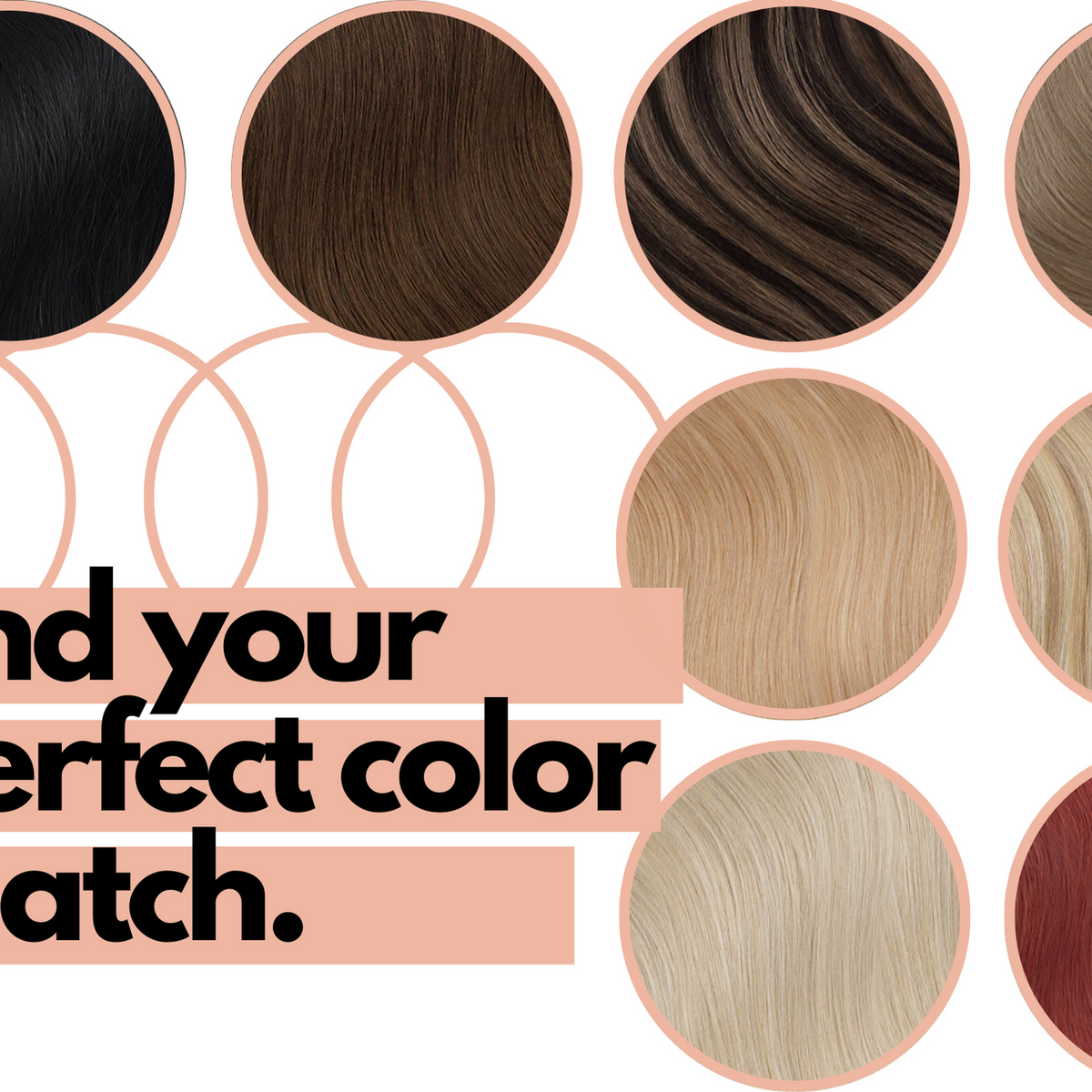 find your perfect hair extensions color. – Irresistible Me