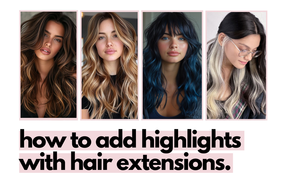 Have fun with hair extensions: create hair highlights at home ...