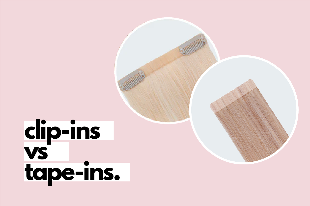 tape in vs clip in extensions. – Irresistible Me