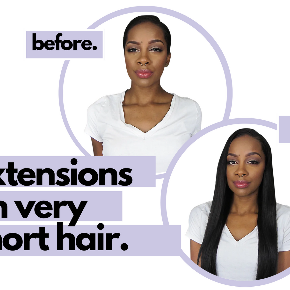how to blend extensions with short hair in 3 steps. – Irresistible Me