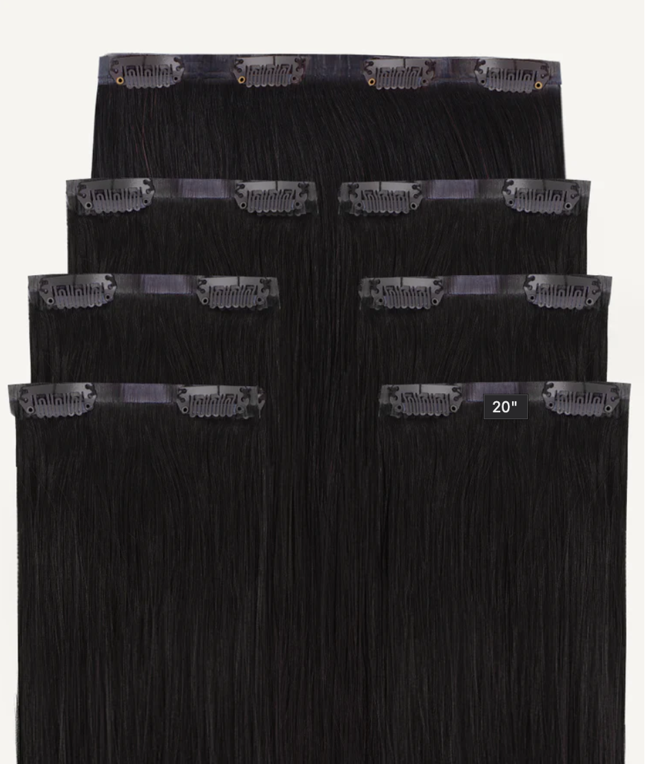 Seamless clip-in hair extensions - Affordable human hair extensions ...