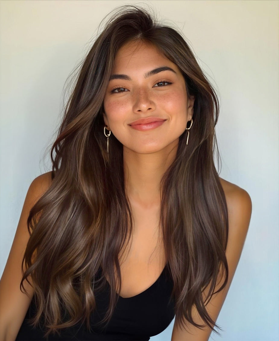 clip-in hair extensions medium brown. – Irresistible Me