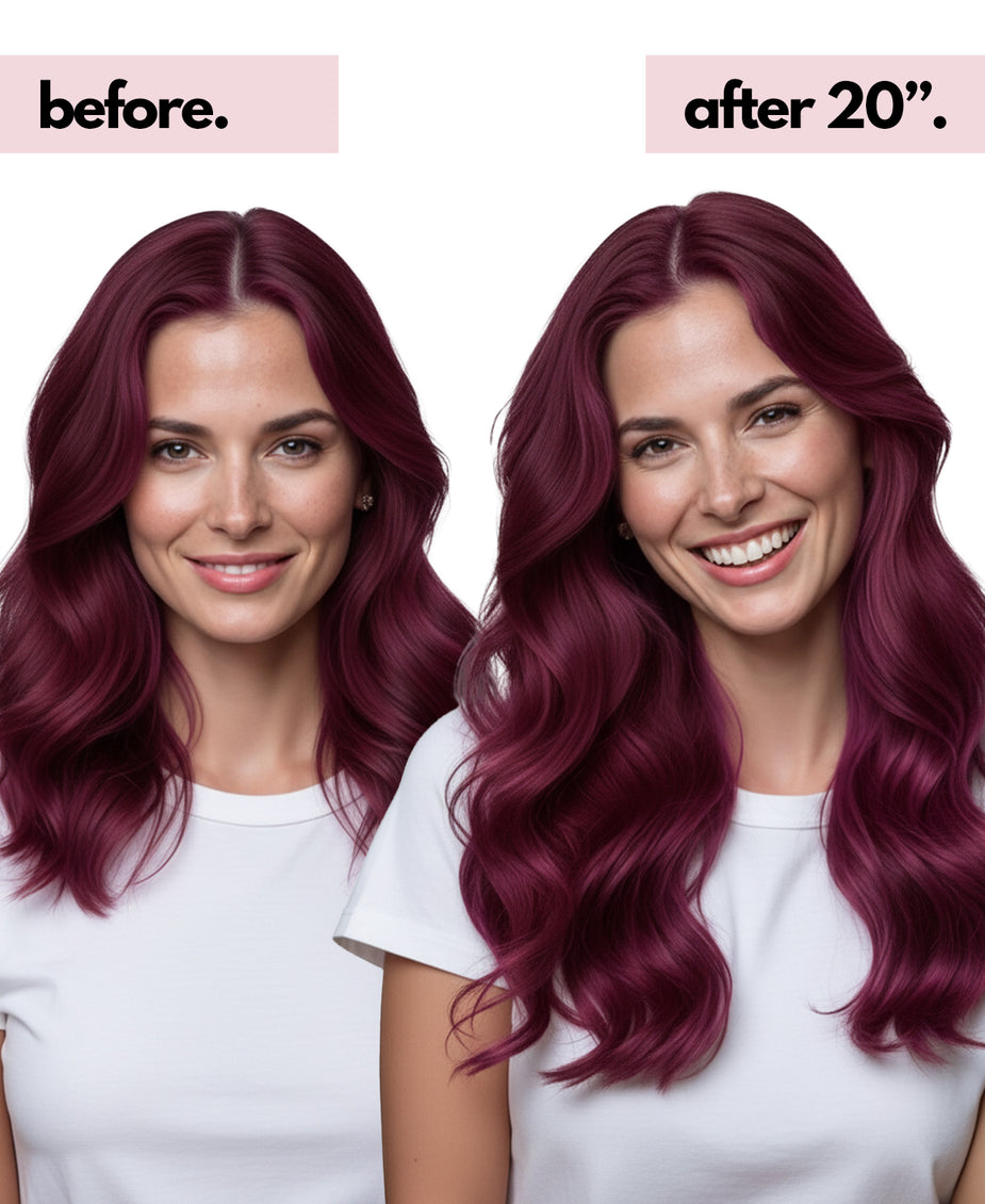 halo one-step hair extensions cherry red. – Irresistible Me