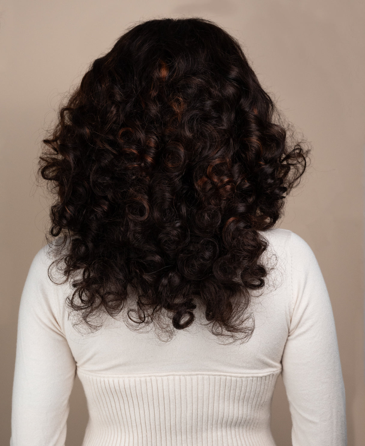 4x4 lace front human wig - 18" 3a curly brown highlights. – Irresistible Me