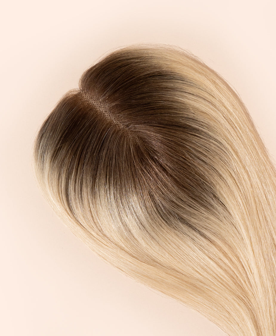 hair topper 12" rooted light blonde. – Irresistible Me