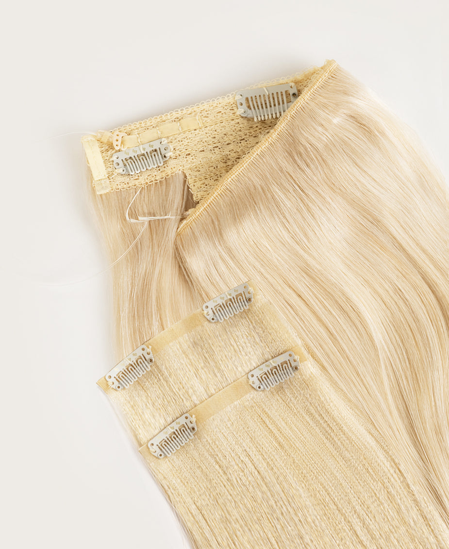 halo one-step hair extensions light blonde. – Irresistible Me
