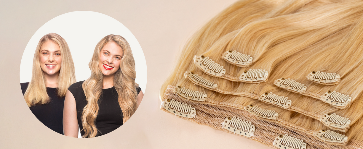 clip-in hair extensions rooted blonde. – Irresistible Me