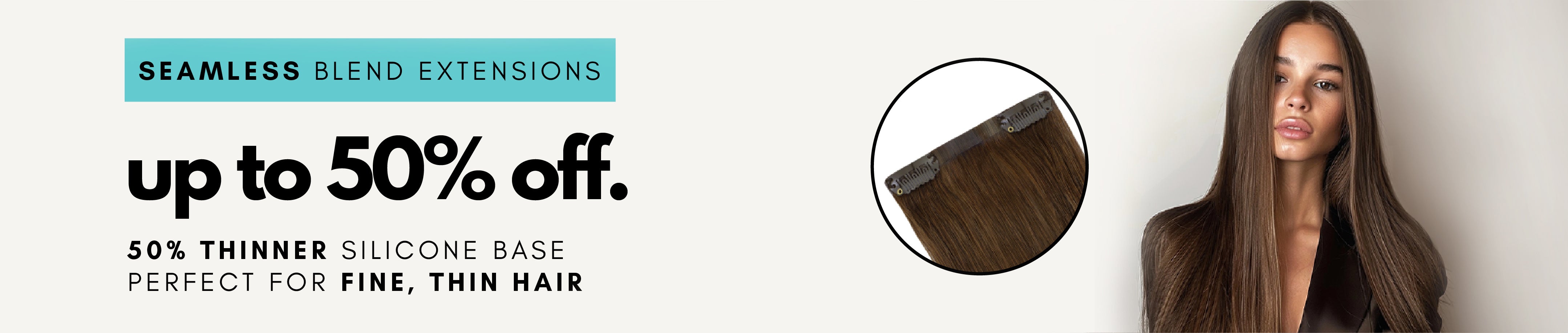 Invisible hair extensions | 100% human hair | Irresistible Me.