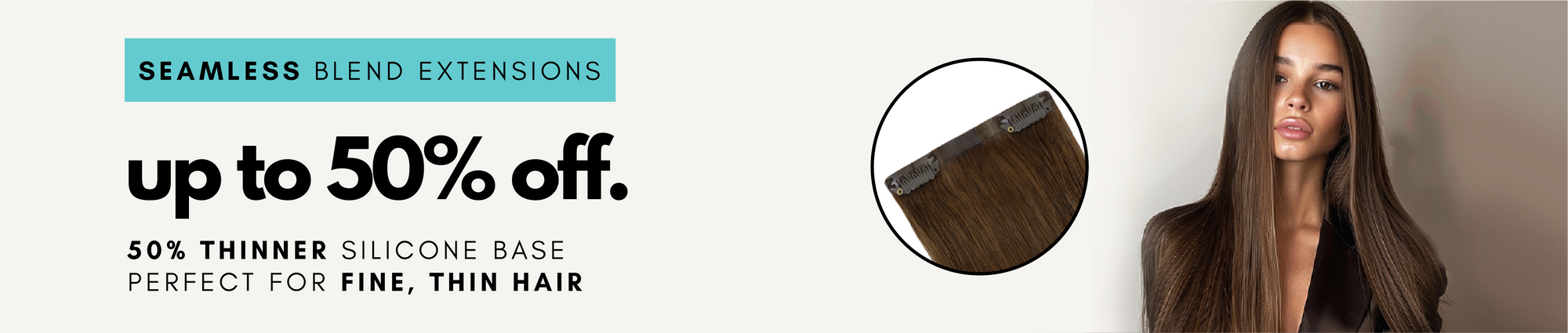 Invisible hair extensions | 100% human hair | Irresistible Me.