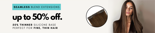 Invisible hair extensions | 100% human hair | Irresistible Me.