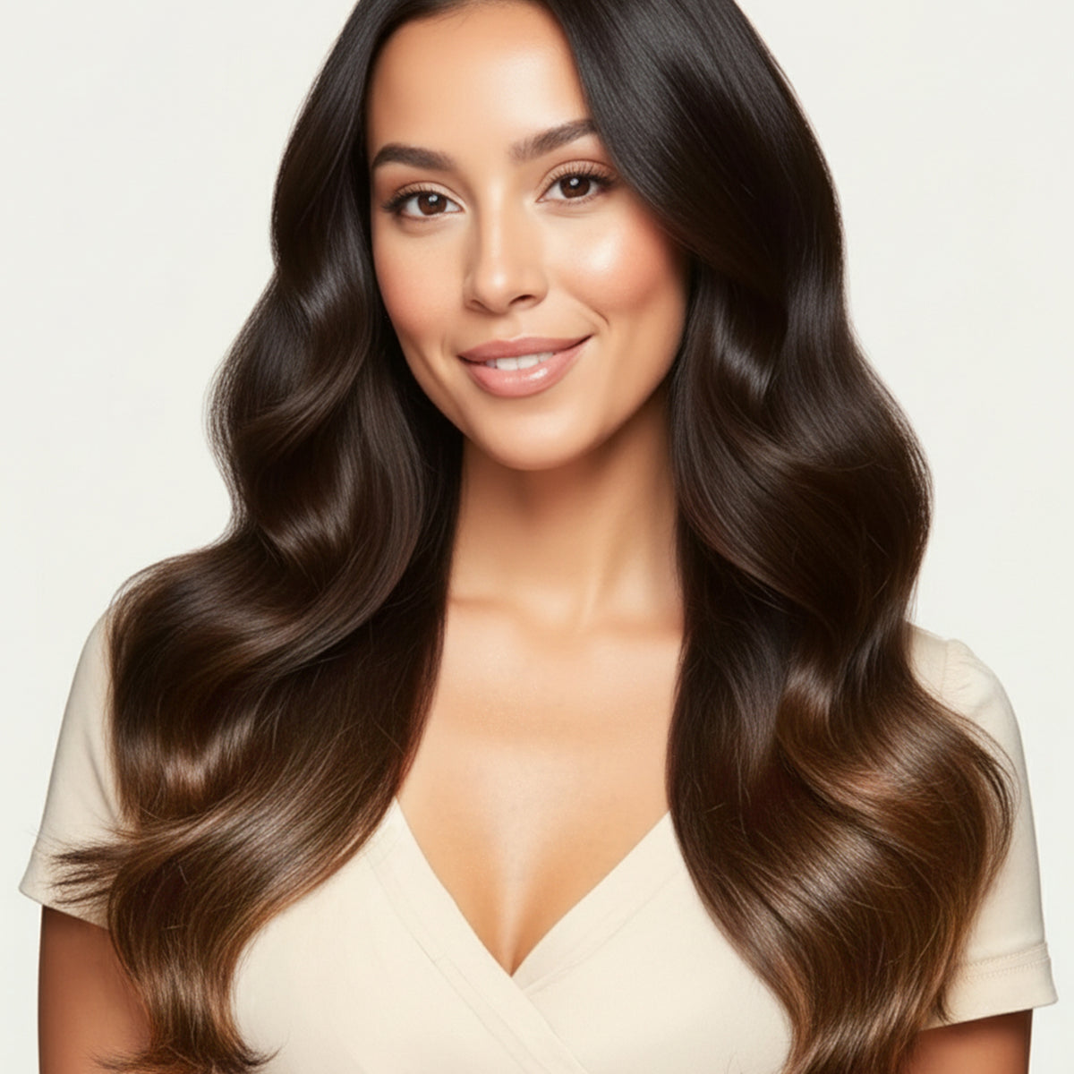 halo one-step hair extensions dimensional brown. – Irresistible Me