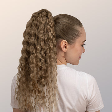 Human Hair Ponytail Extension | High-quality 100% human hair.