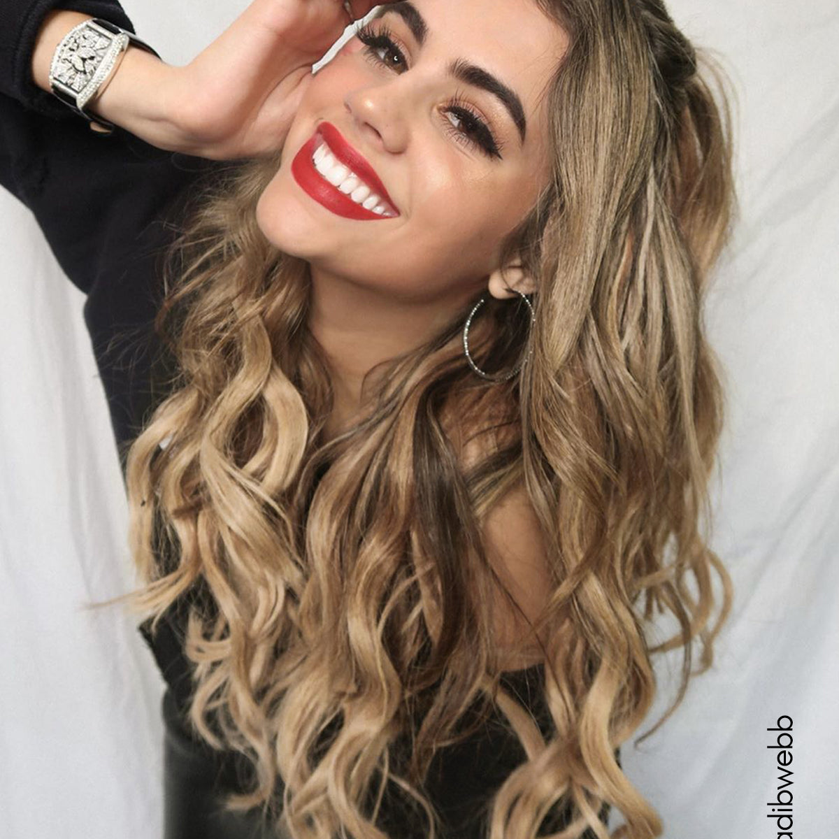 curly tape-in hair extensions honey blonde. – Irresistible Me