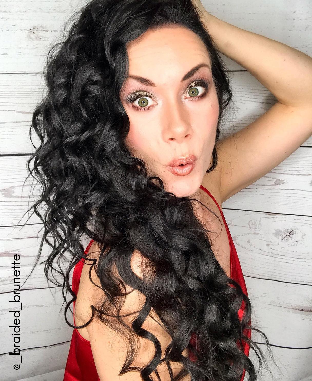 curly tape-in hair extensions natural black. – Irresistible Me